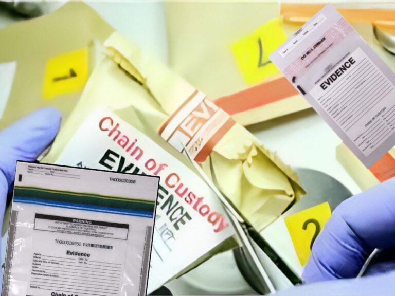 A Step by Step Guide to Chain of Custody with Evidence Bags